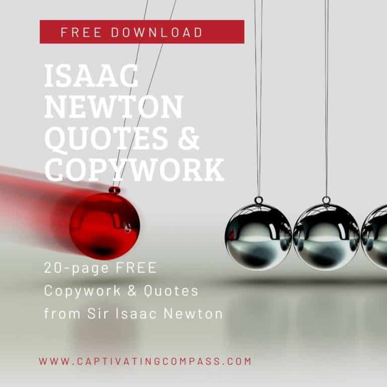 Isaac Newton Quotes & Copywork | Captivating Compass