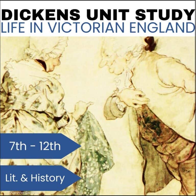 Let's Study Charles Dickens & Victorian England Unit Study Bundle