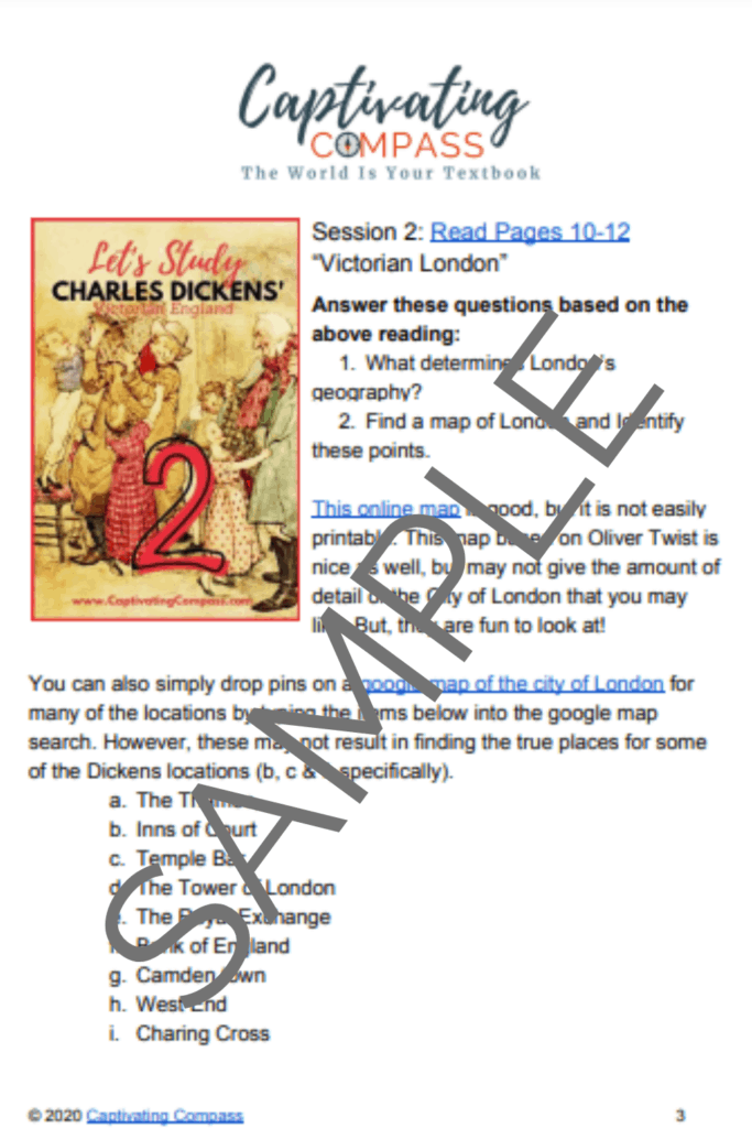 Let's Study Charles Dickens & Victorian England Unit Study Bundle