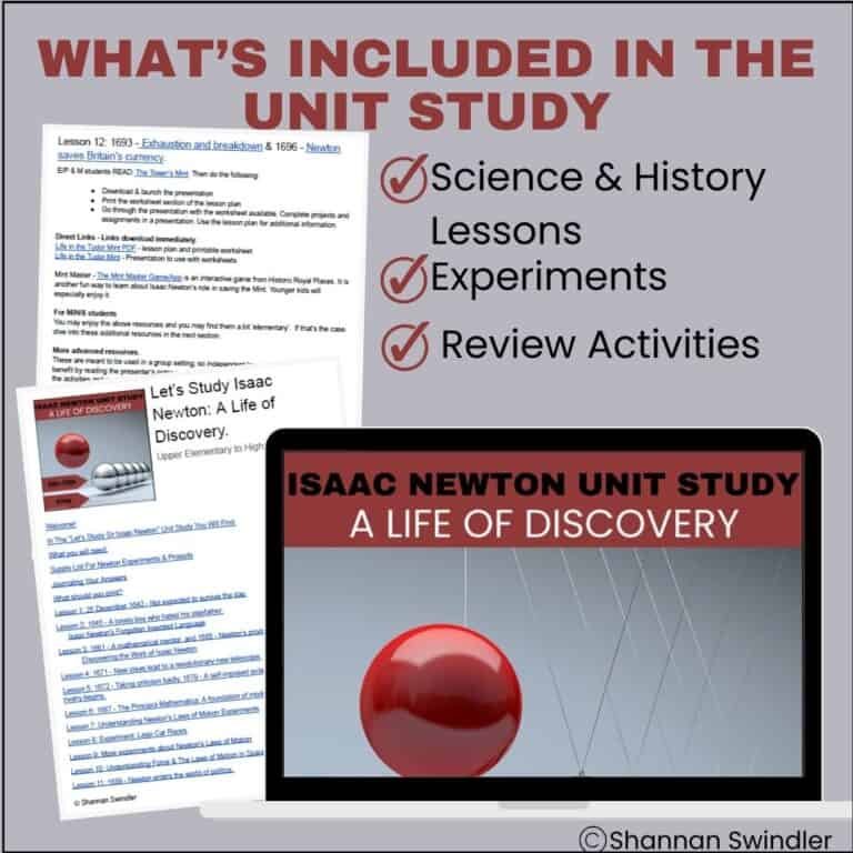 Isaac Newton Unit Study: A Life of Discovery