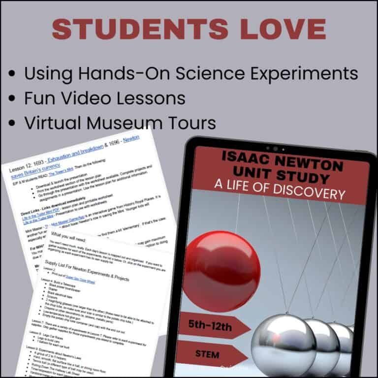 Isaac Newton Unit Study: A Life of Discovery