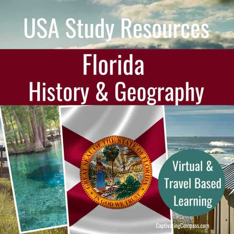 Florida State Unit Study Pack | Virtual Learning | Captivating Compass