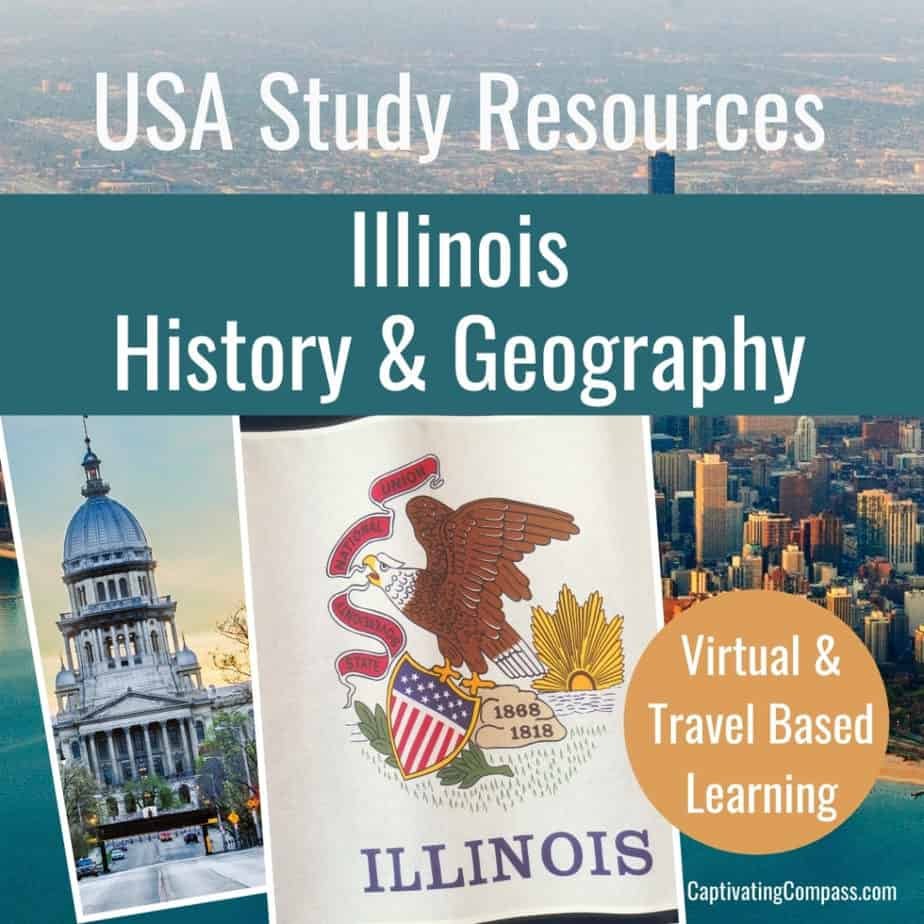 Illinois State Unit Study Pack | Virtual Learning | Captivating Compass