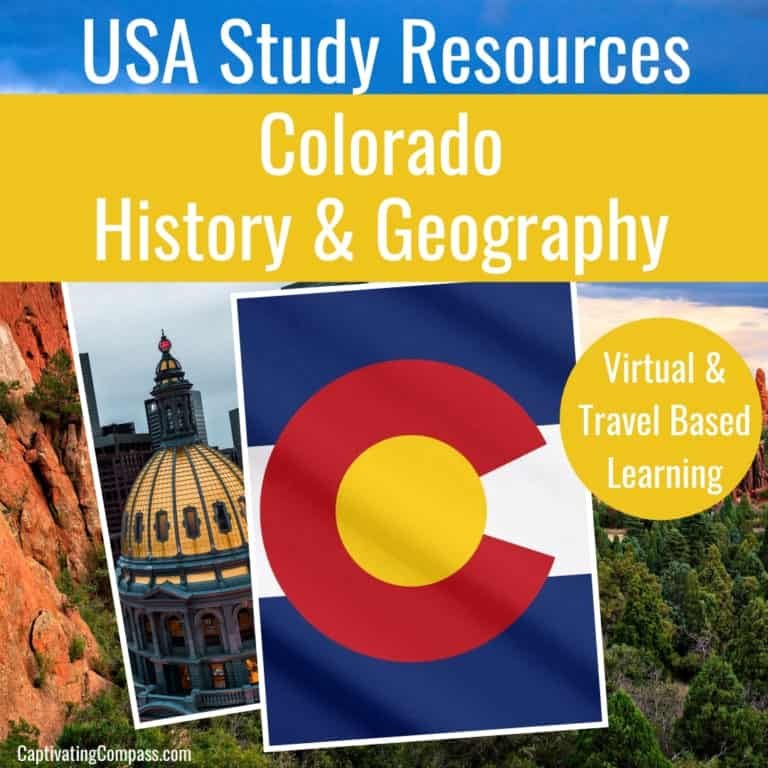 Colorado State Unit Study Pack | Virtual Learning | Captivating Compass