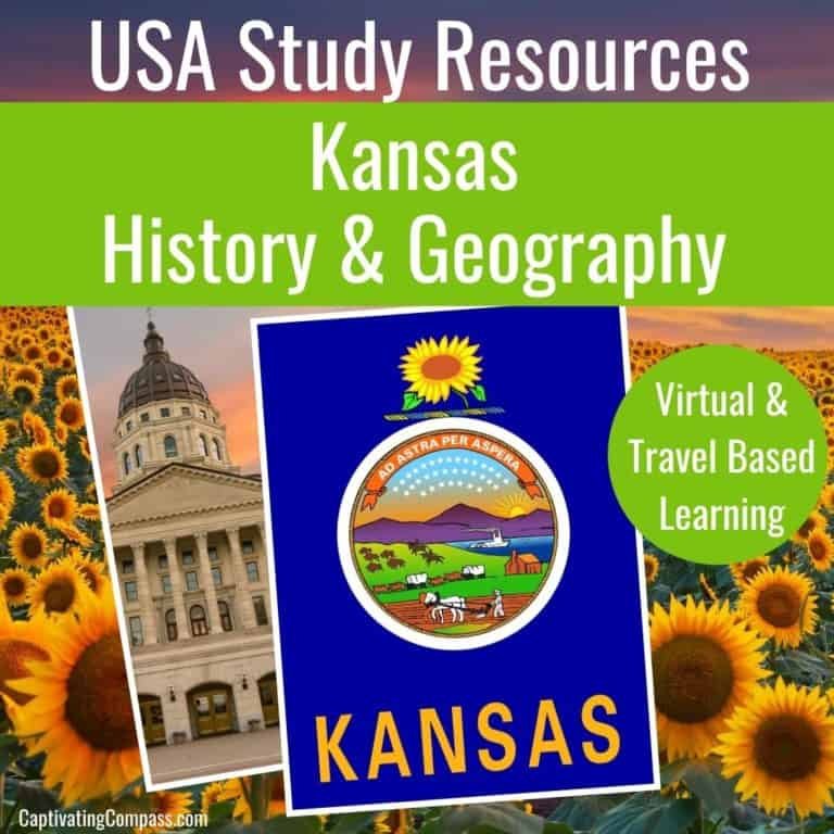 Kansas State Unit Study Pack | Virtual Learning | Captivating Compass