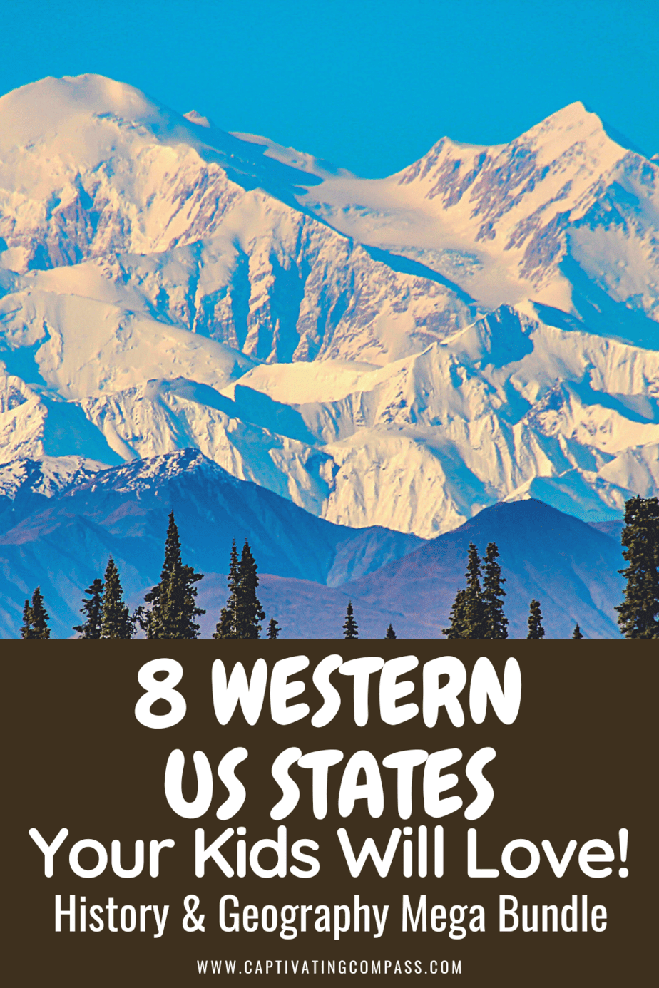 USA State Study Pack - The West Bundle | Captivating Compass