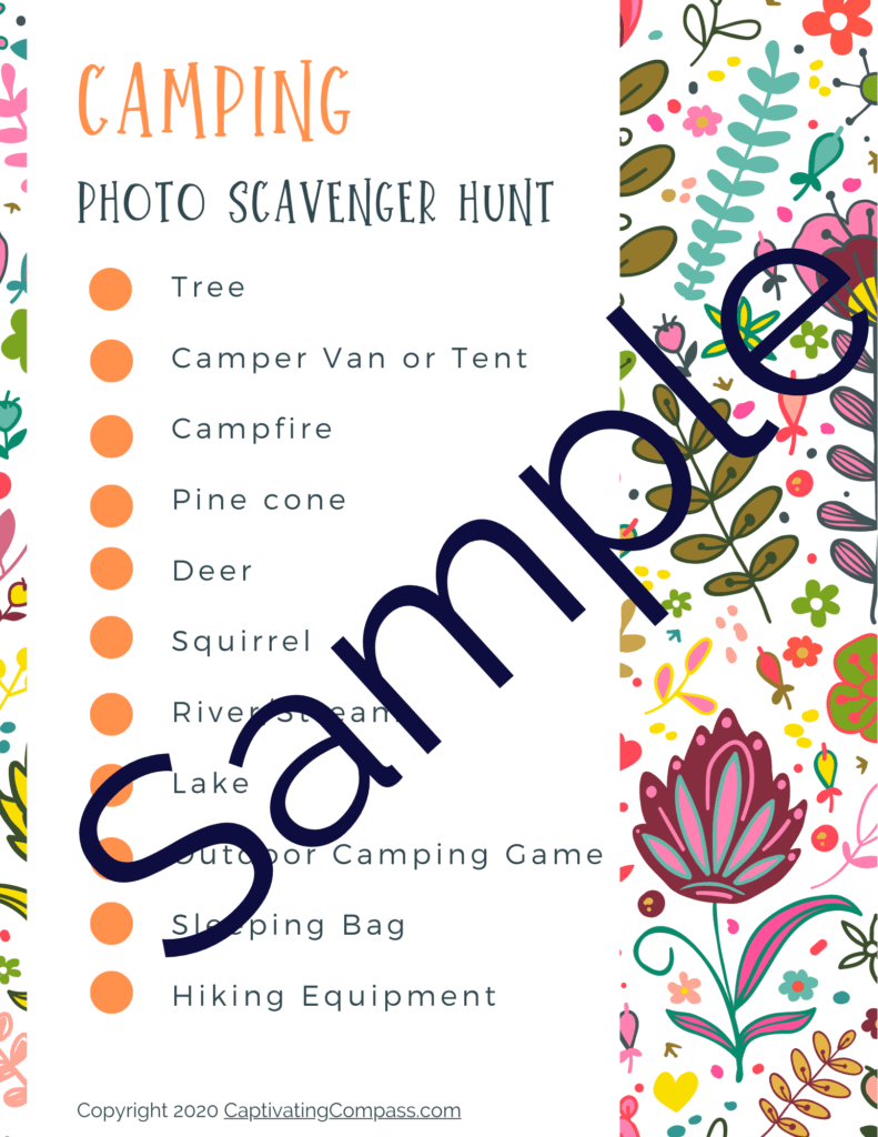 Celebrate Summer Photo Scavenger Hunt Summer | Captivating Compass