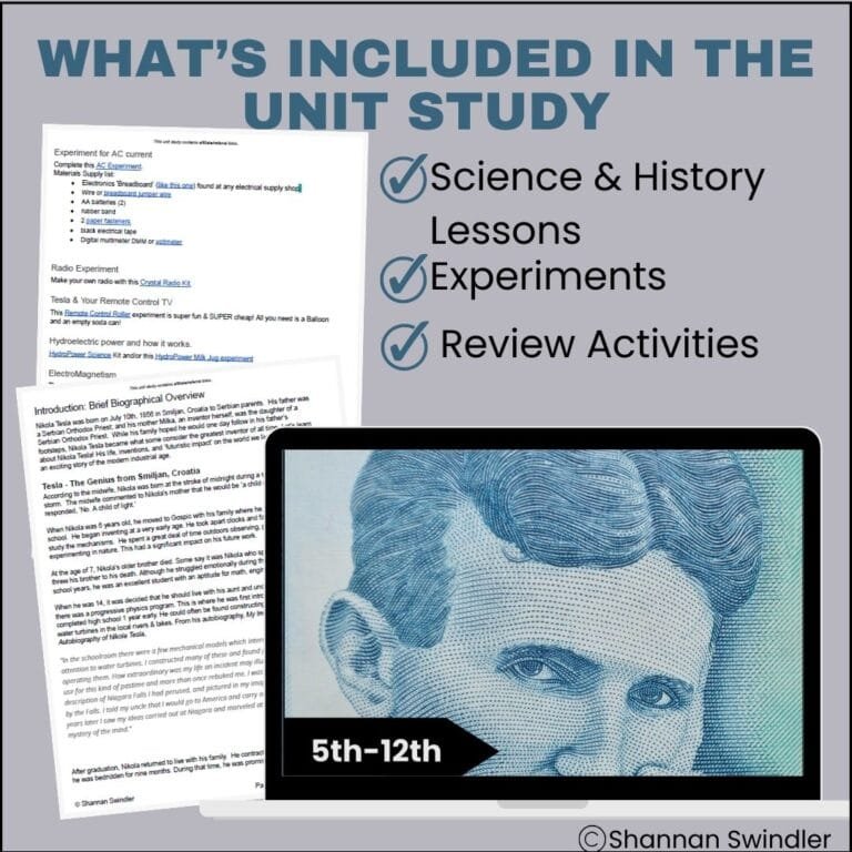 Let's Study Nikola Tesla: Get Amped Unit Study