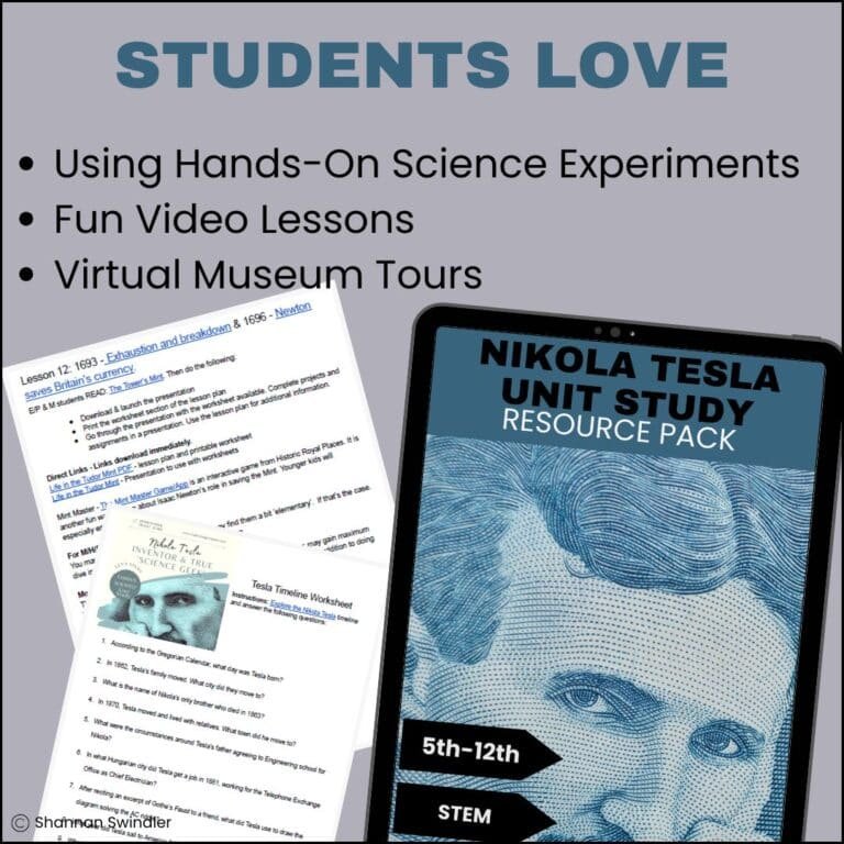 Let's Study Nikola Tesla: Get Amped Unit Study