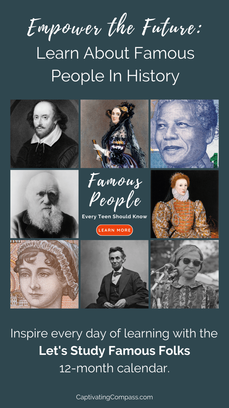 Let's Study Famous People in History | Captivating Compass